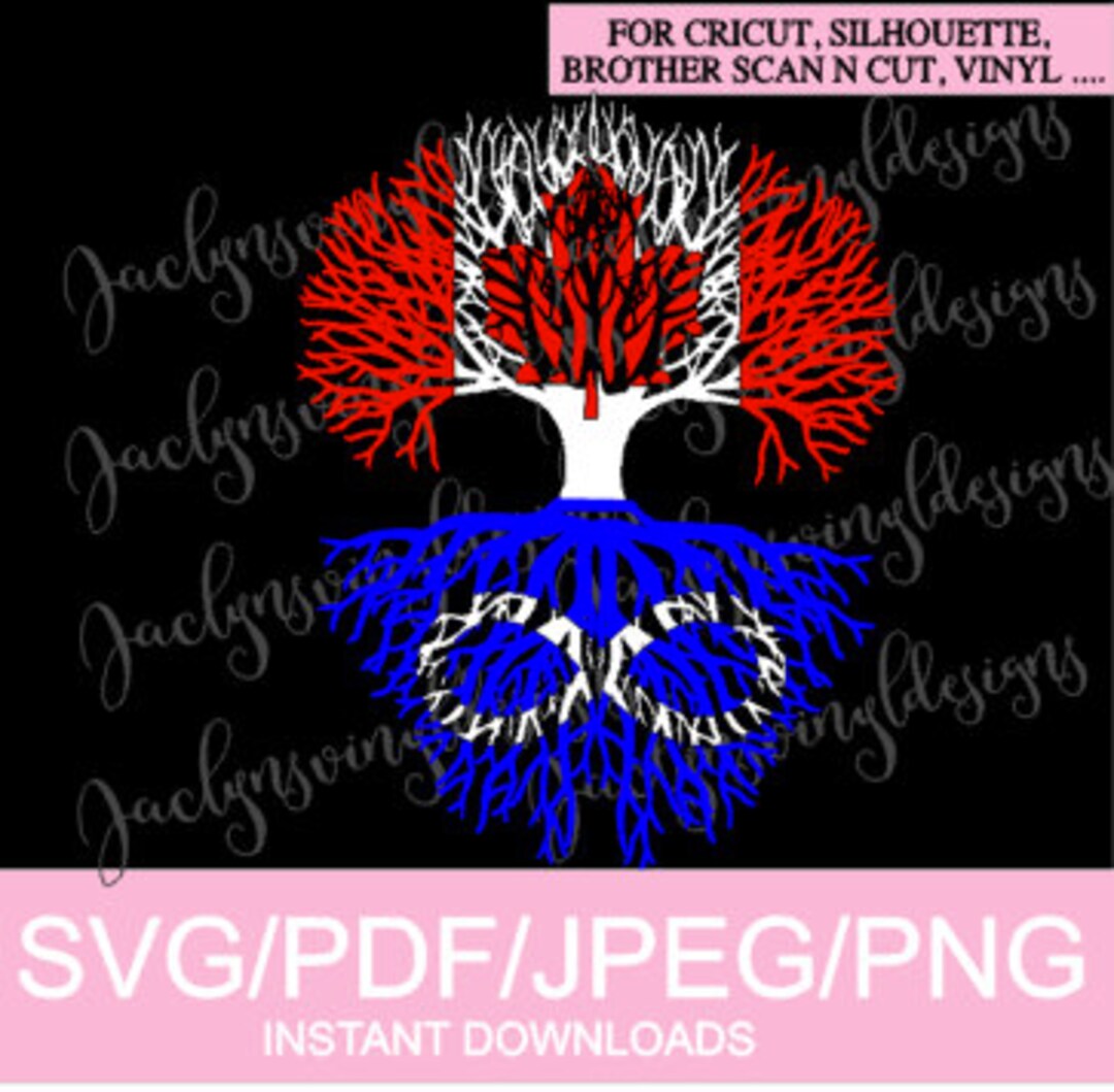 Digital Download-canadian Metis Roots Design SVG, PNG, PDF, Jpeg ...