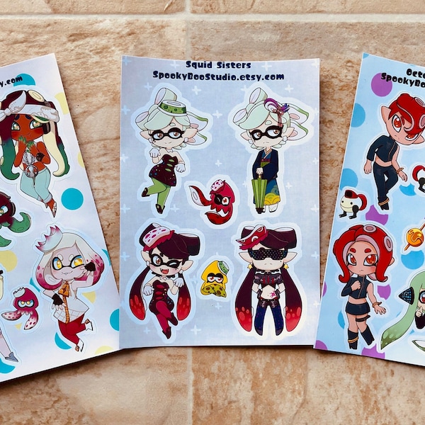 Splatoon Pearl Sticker - Etsy