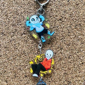 Undertale AU Linked 6.5" Acrylic Charm (individual Charms 2") - Etsy