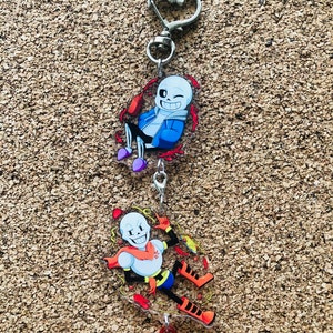 Undertale AU Linked 6.5" Acrylic Charm (individual Charms 2") - Etsy