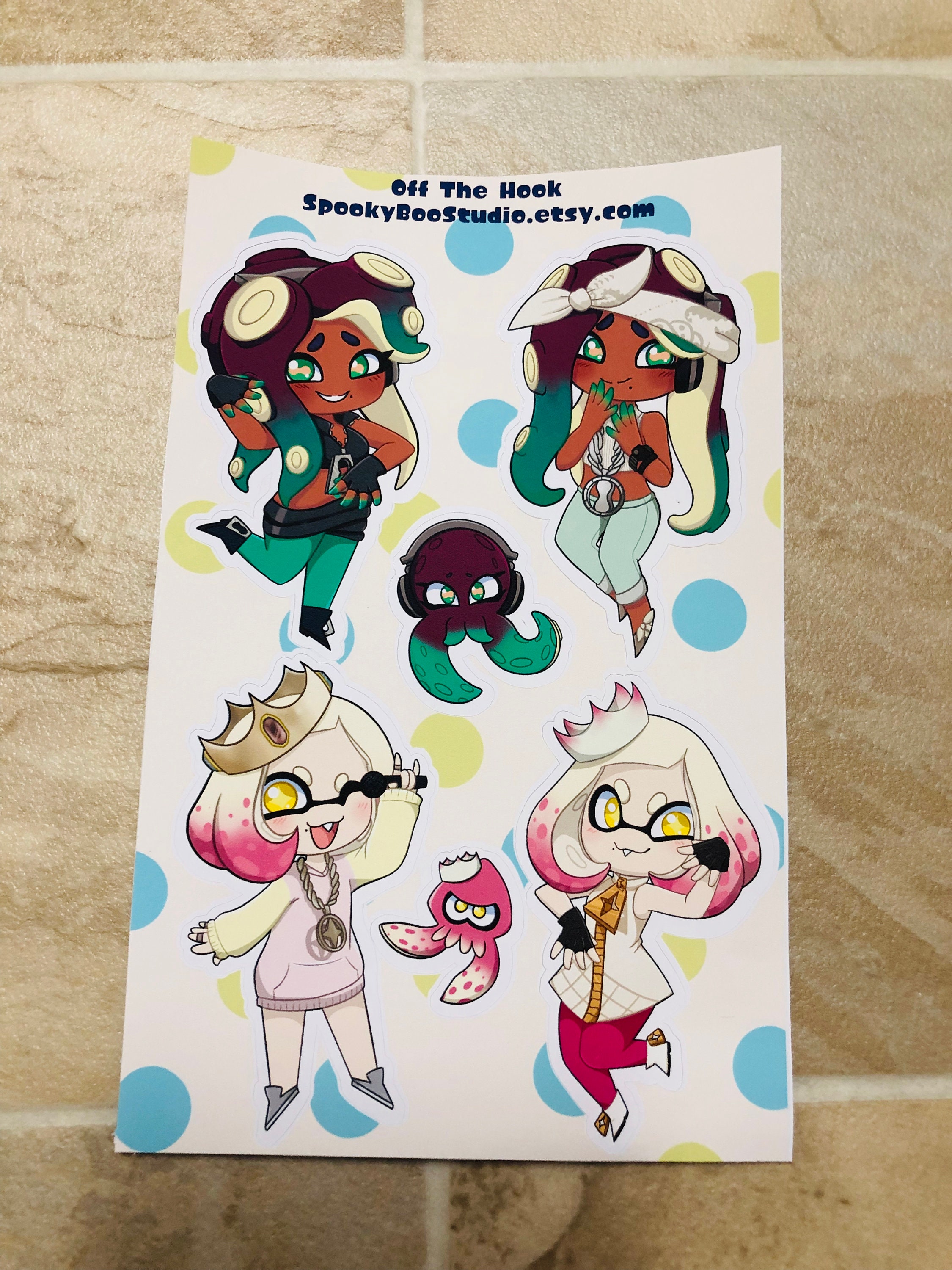 Splatoon 3 Sticker Sheets - Etsy