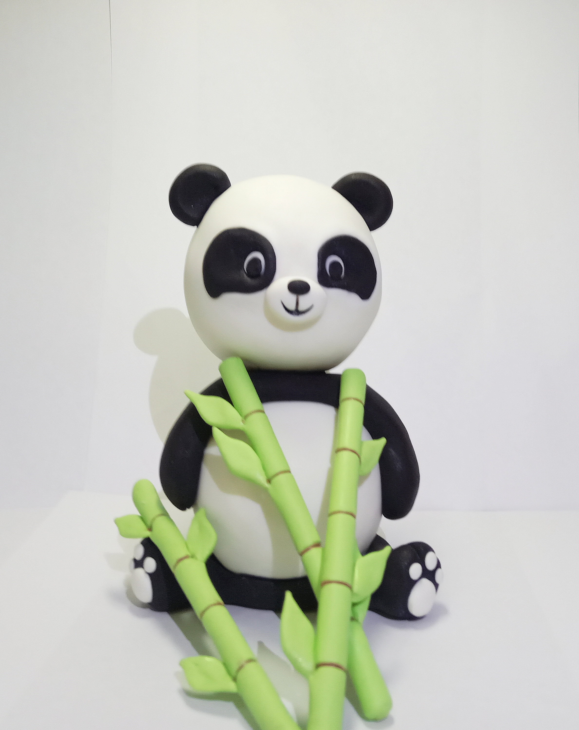 Fondant Panda cake topper for birthday party fondant | Etsy