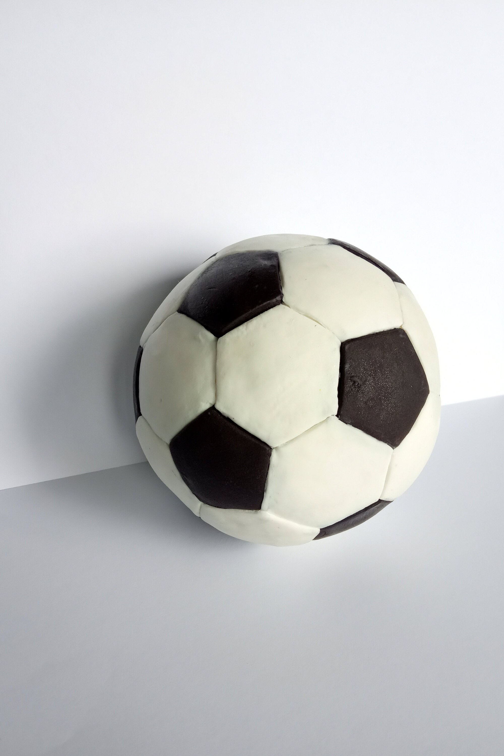 Fondant Figurine Topper Soccer Ball, Soccer Ball Topper, Fondant Soccer ...