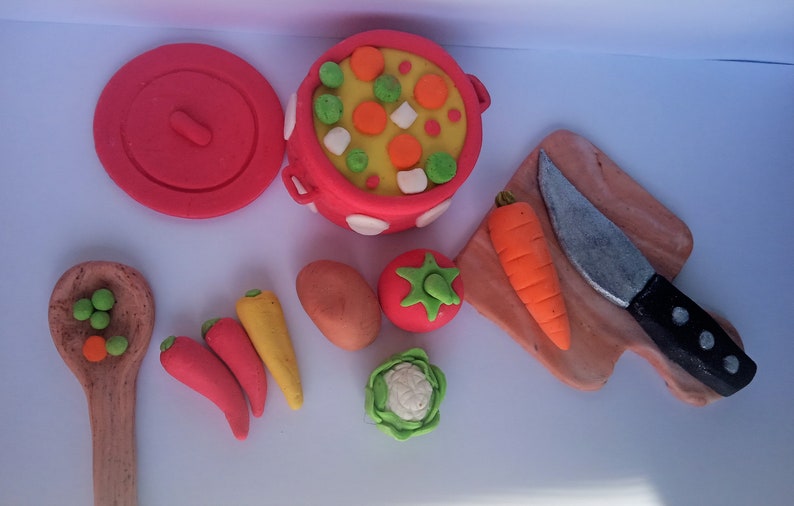 Cooking fondant cake topper kitchen themed fondant topper | Etsy