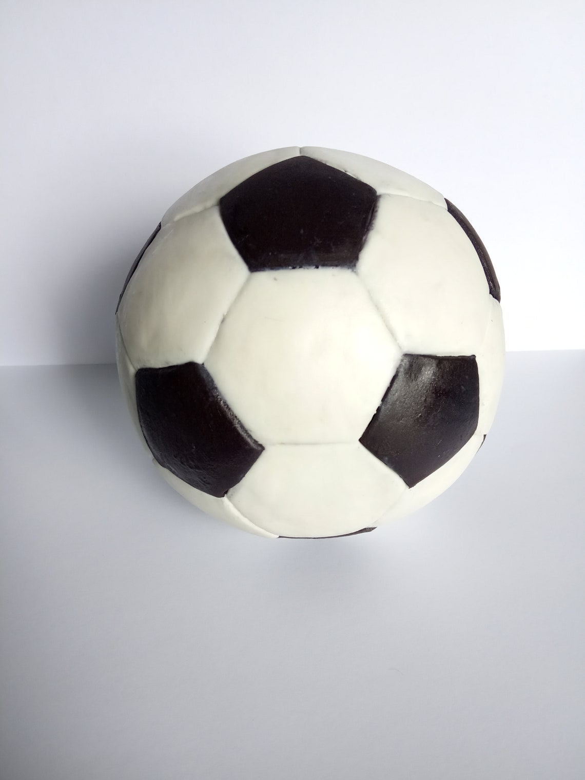 Fondant Figurine Topper Soccer Ball, Soccer Ball Topper, Fondant Soccer ...