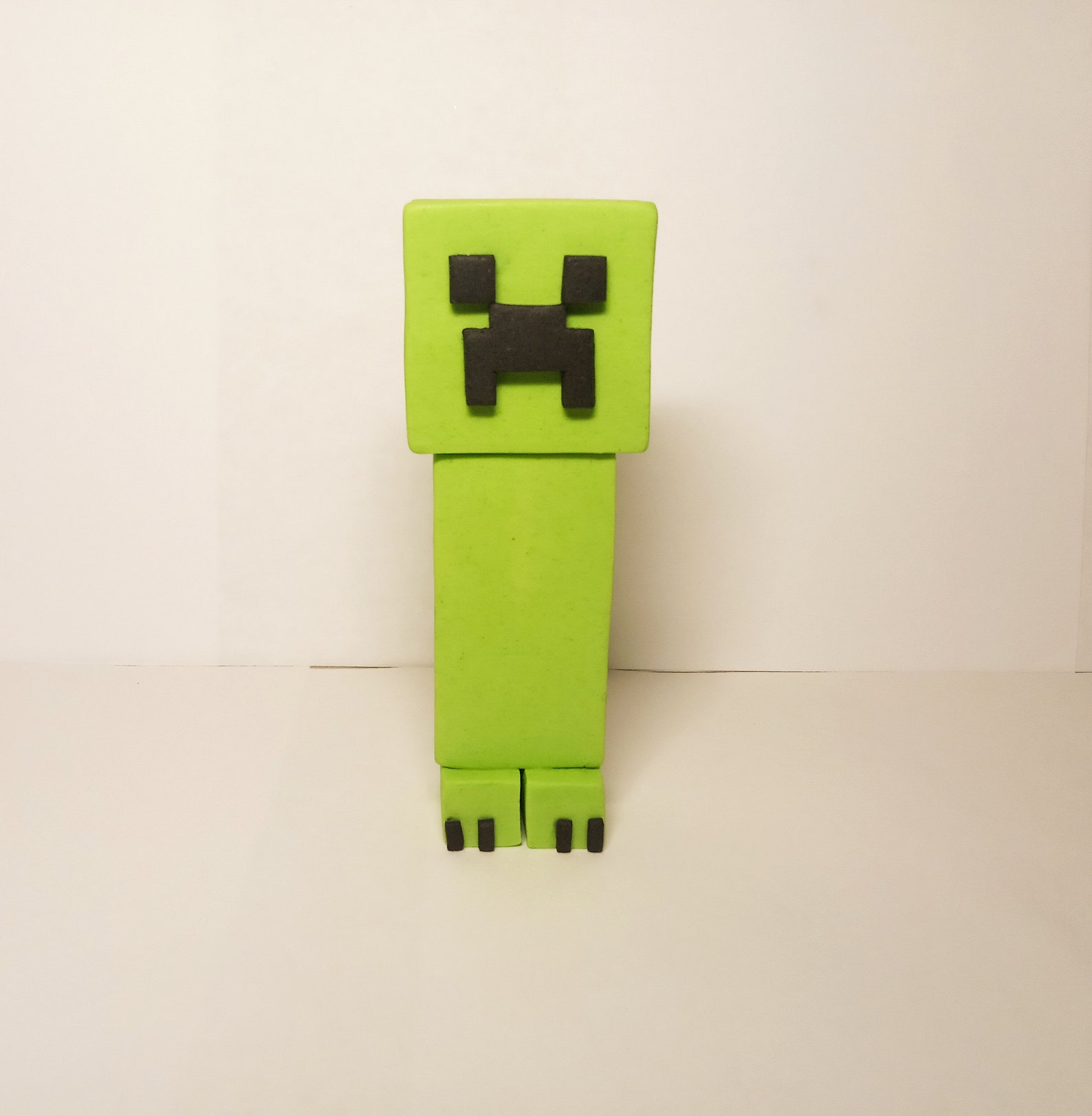 Minecraft Inspired Fondant Cake Topper Set, Steve, Creeper, Pig, TNT ...