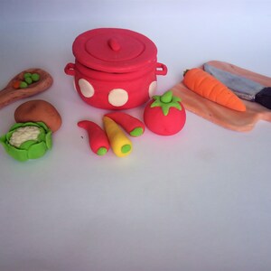 Cooking fondant cake topper kitchen themed fondant topper | Etsy