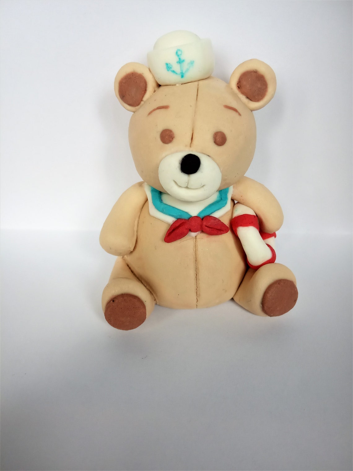Seaman Bear Cake Topper Fondant Mariner Bear Cake Topper - Etsy