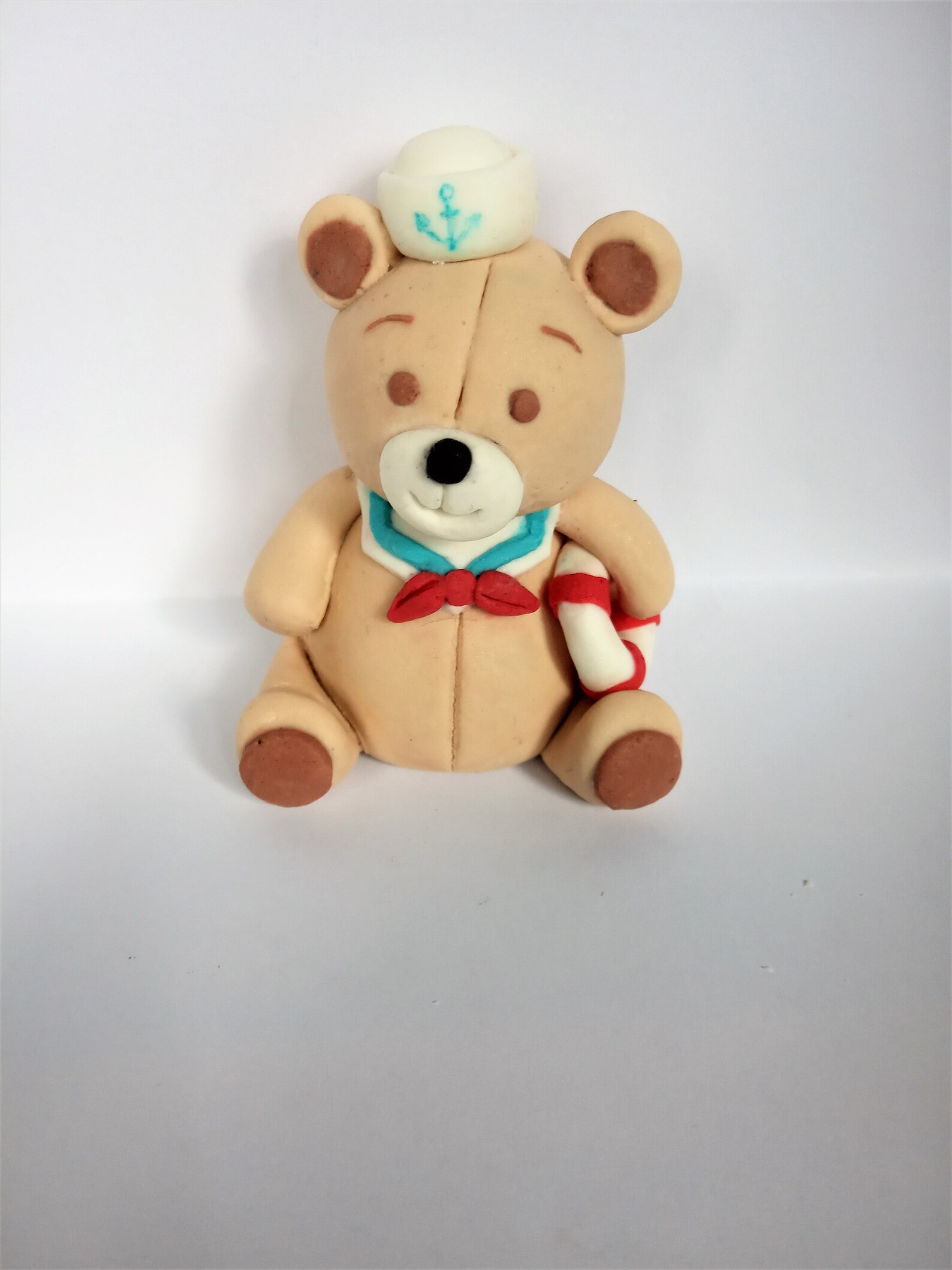 Seaman Bear Cake Topper Fondant Mariner Bear Cake Topper - Etsy