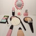 Fondant Make up Set up Cake Topper, Sugar Fondant Decoration Birthday ...