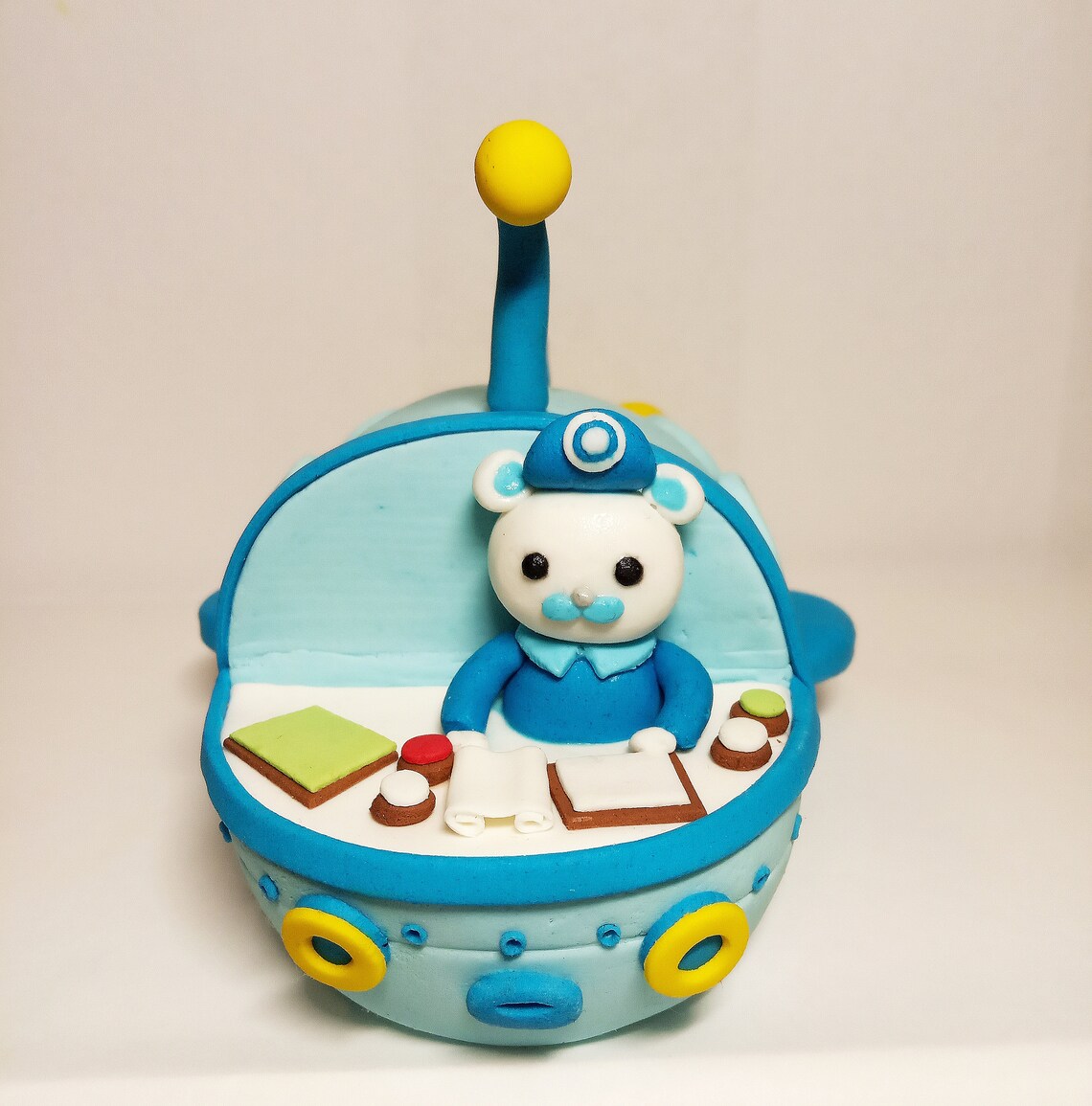 Octonauts Inspired Edible Birthday Cake Topper 8 Characters Under The