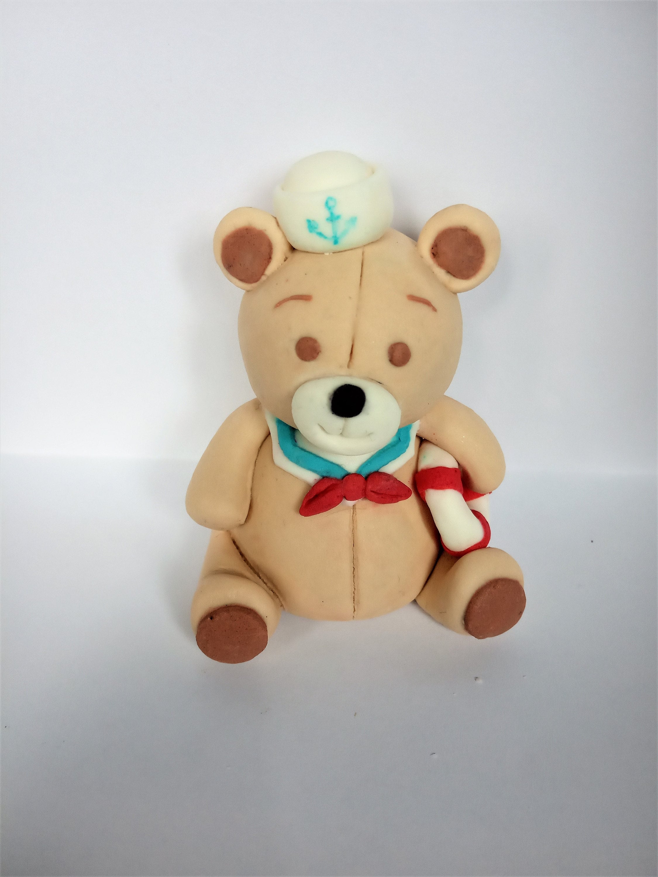Seaman Bear Cake Topper Fondant Mariner Bear Cake Topper - Etsy