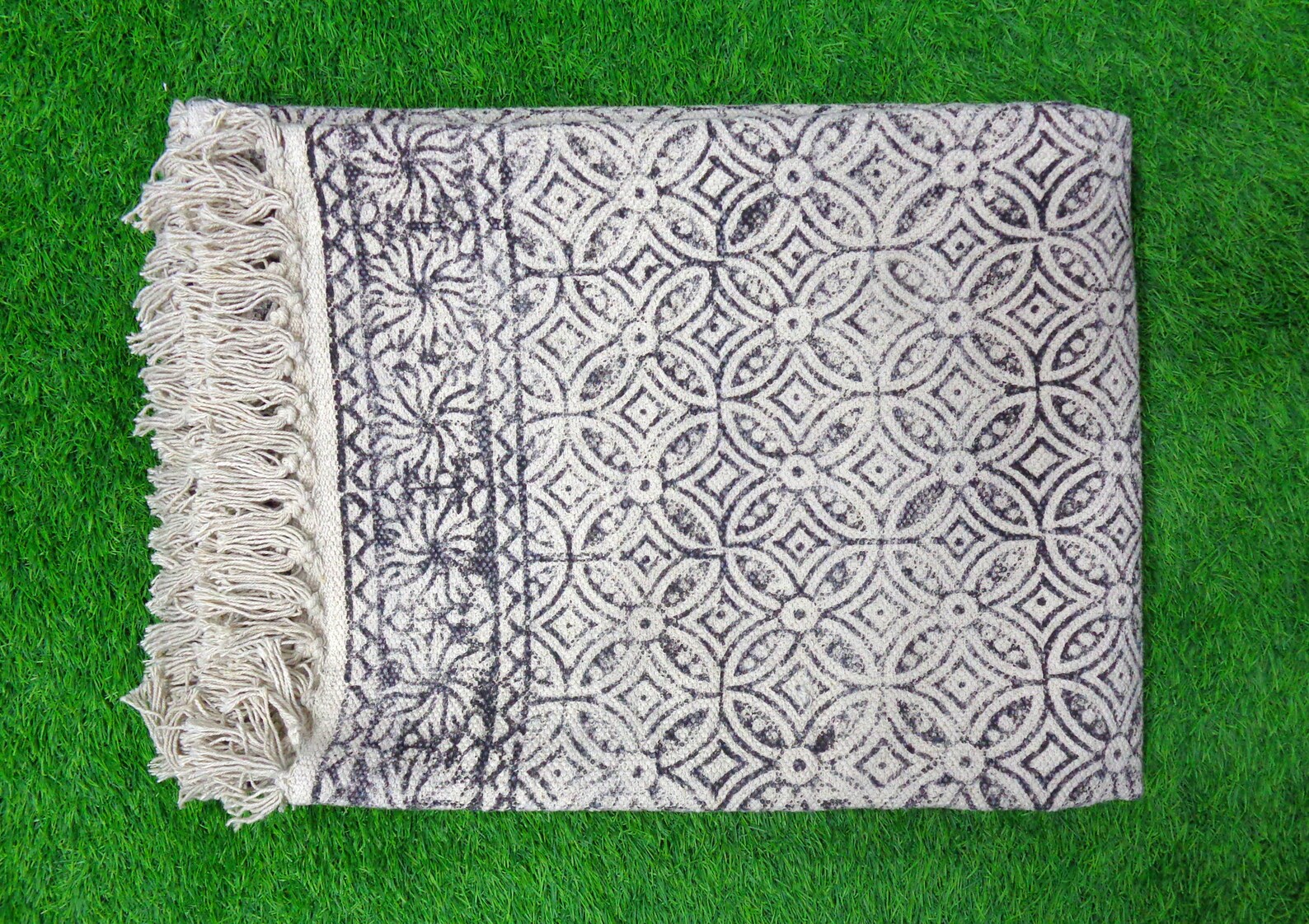 5x7ft Indian Dari Rug Handmade Rug Cotton Rug Area Rug Turkish - Etsy