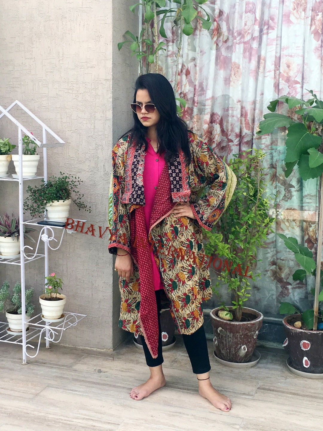 Handmade Kantha Jacket Indian Long Coat Women Clothing Assorted Lot ...