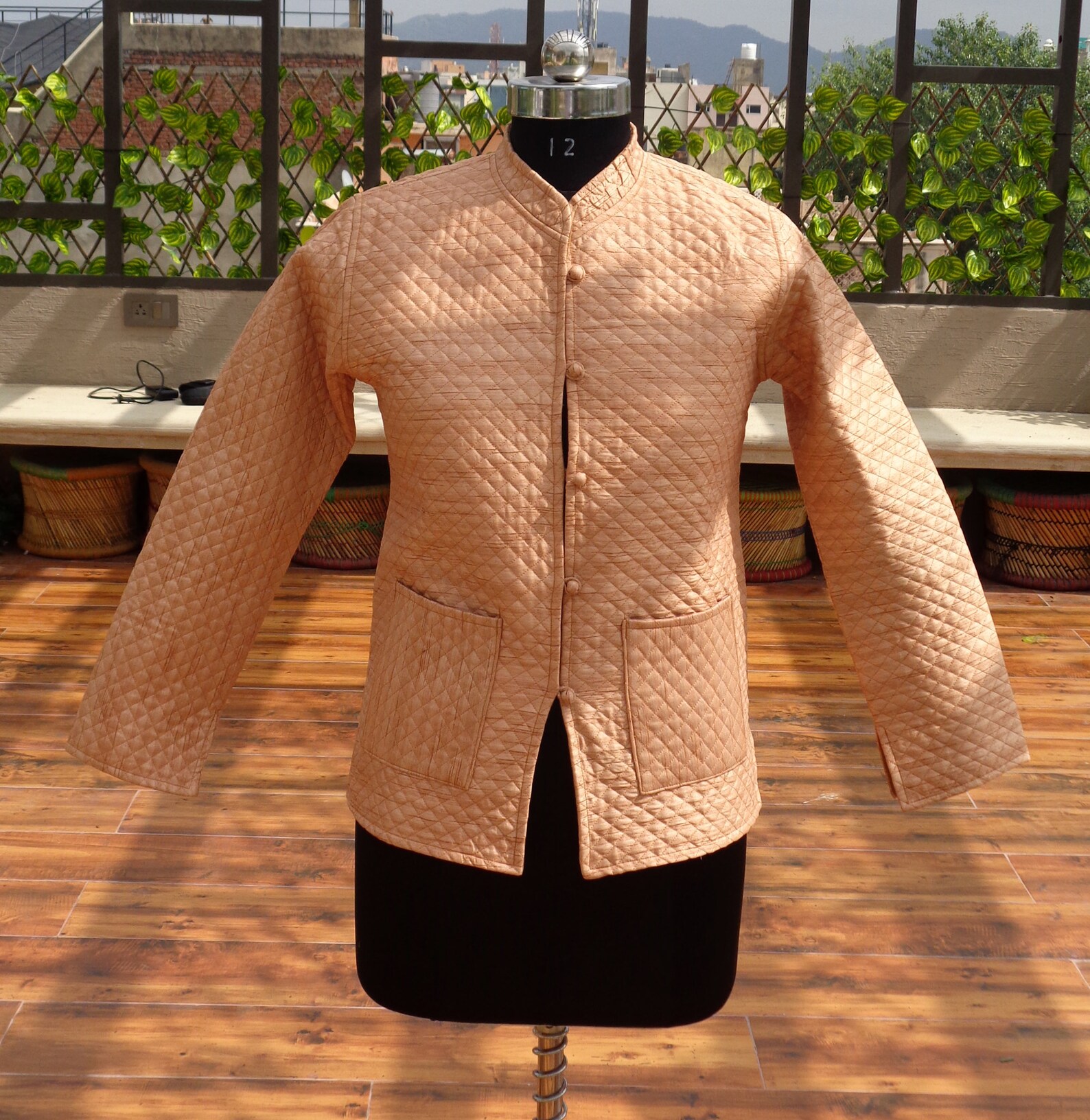 Indian Silk Jacket Women Quilt Jacket Reversible Silk Jacket | Etsy