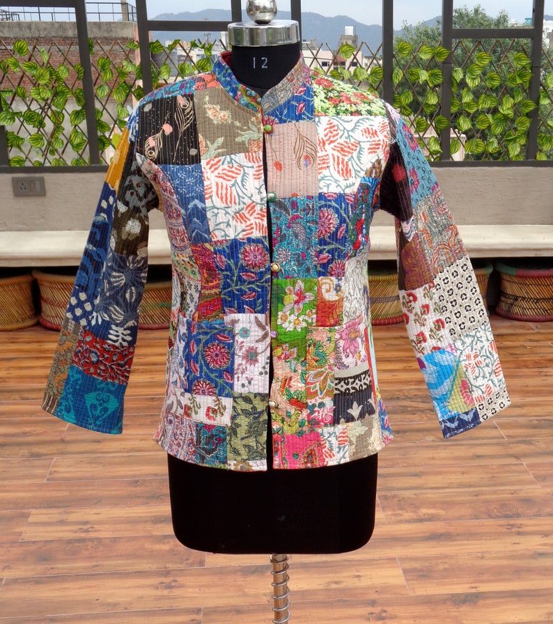 Indian Women Jacket Cotton Reversible Jacket Assorted - Etsy