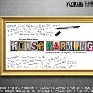 House Warming Party Decorations, Personalized New Home Gift ...