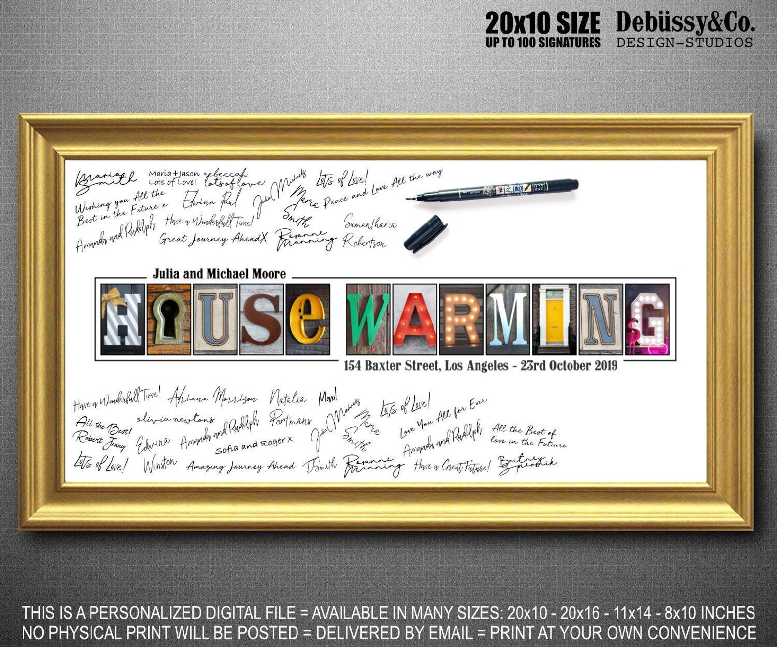 House Warming Party Decorations Personalized New Home Gift | Etsy