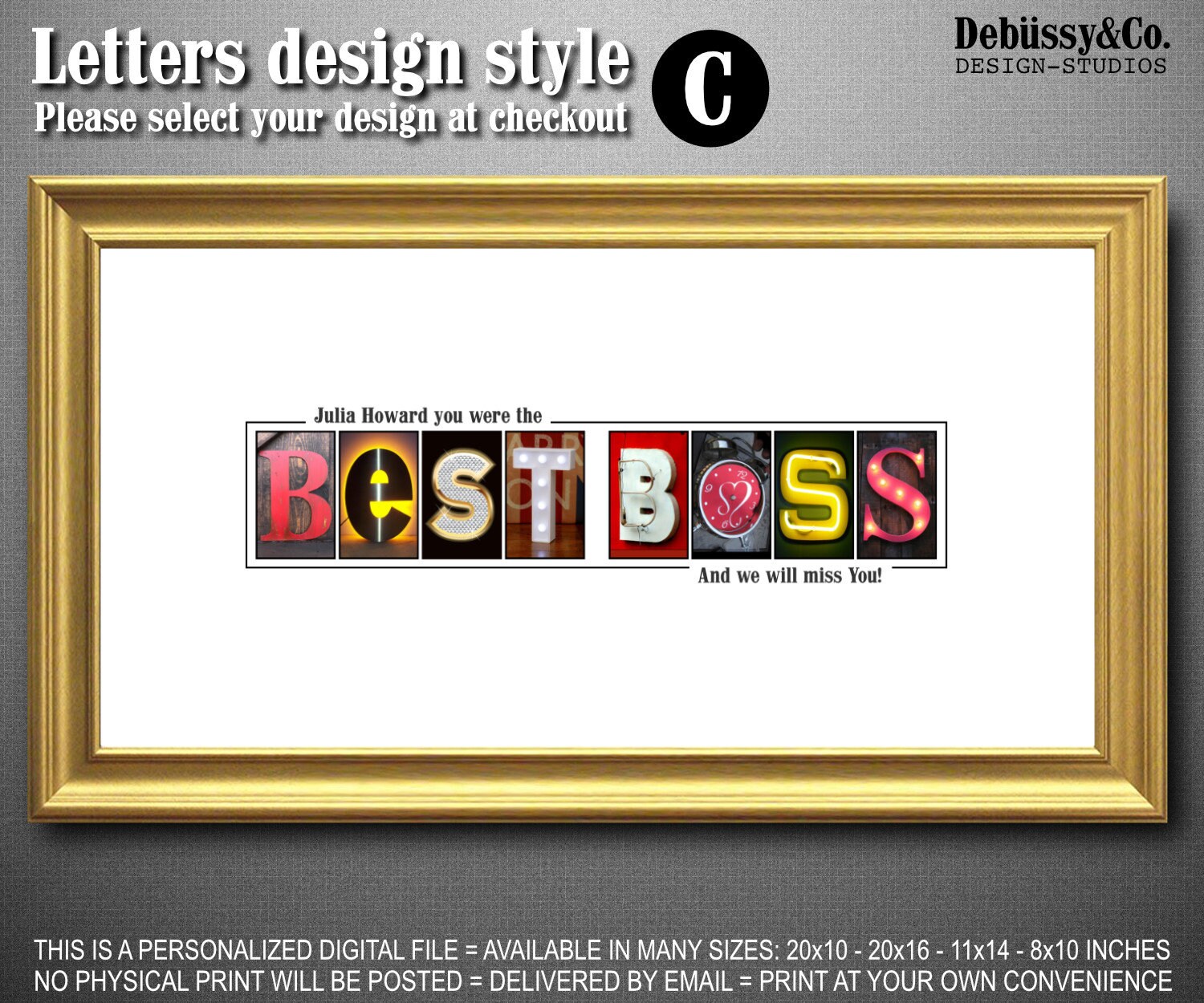 Guest Book for Boss Farewell Gift for Boss Best Boss Print - Etsy