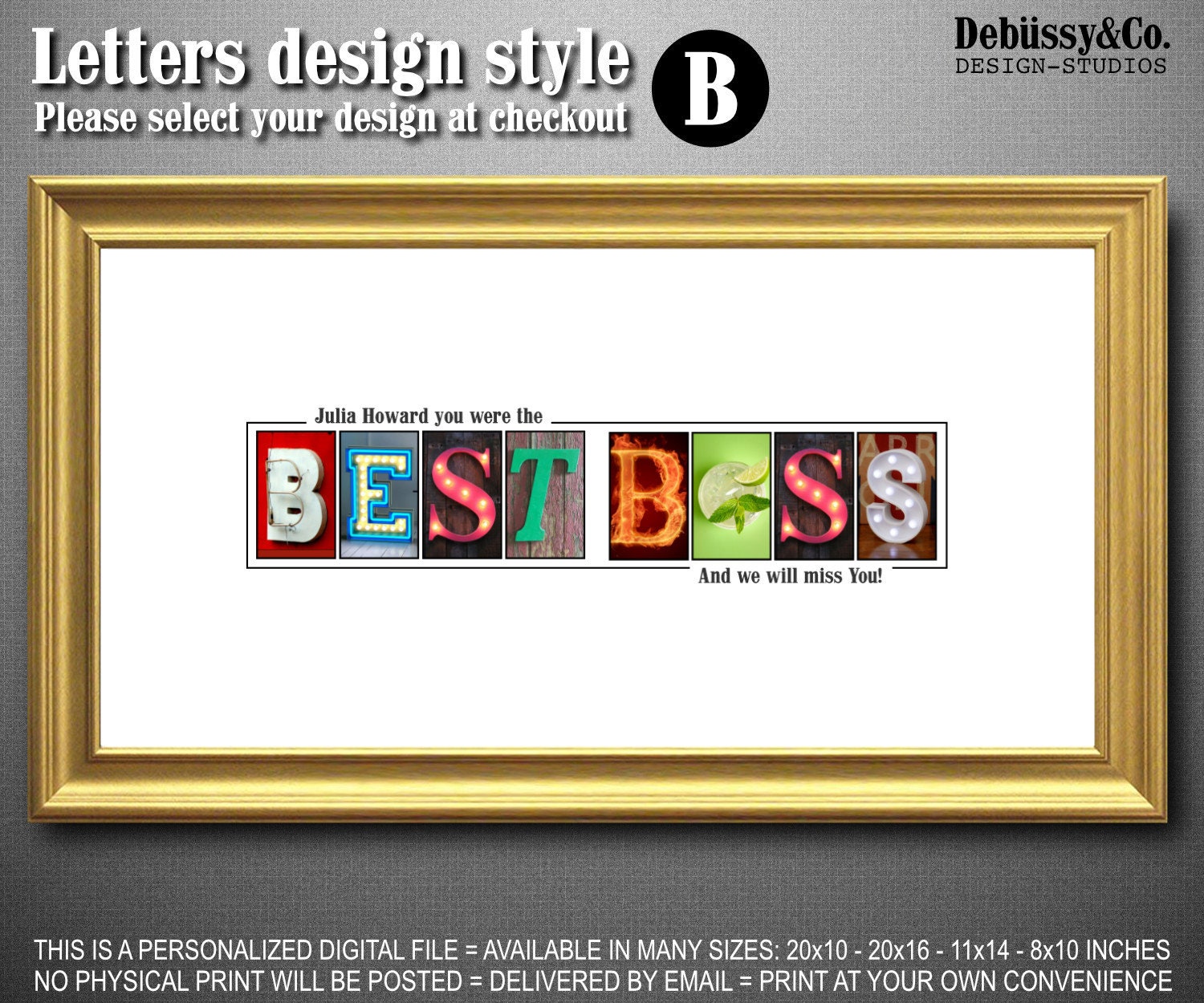 Best Boss Gift For Boss Boss appreciation gift Best Boss | Etsy