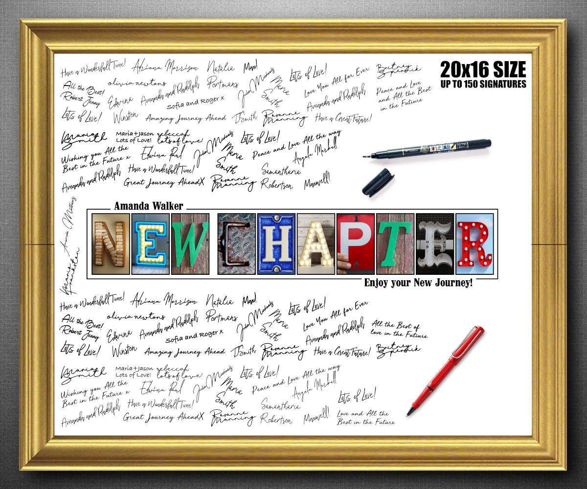 Farewell gift Farewell printable sign Guestbook sign printable | Etsy