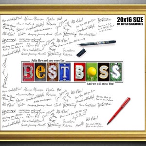Best Boss Gift for Women, Best Boss Award, Best Boss Print, Gift for ...