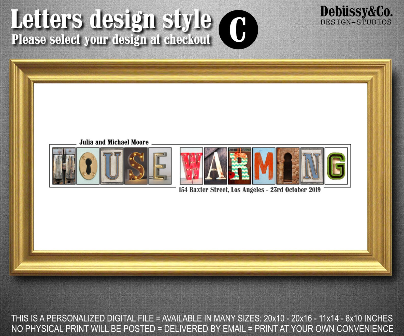 House Warming Party Decorations Personalized New Home Gift | Etsy