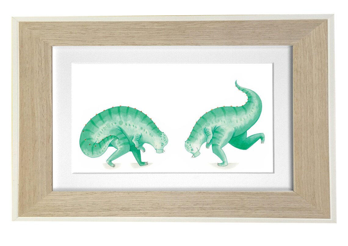 Signed 'we Love Dinosaurs' Print - Etsy