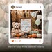 Fall Pregnancy Announcement Digital, Autumn Baby Reveal, Gender Neutral ...