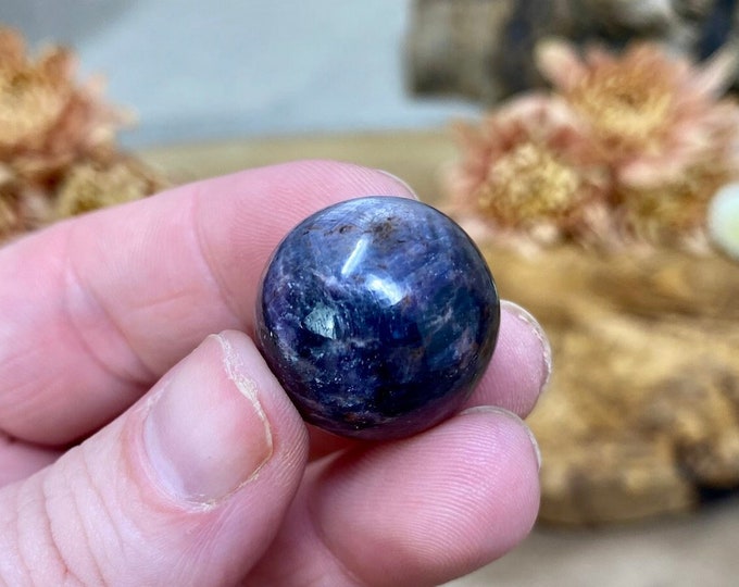 Flashy Star Ruby Sphere, Natural Polished Ruby Crystal Ball, Healing ...