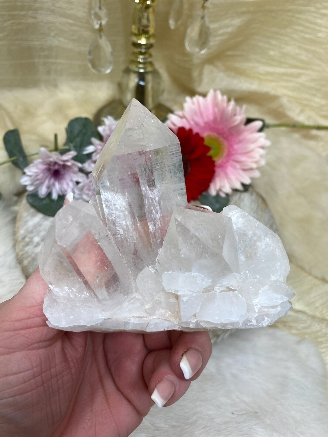 Stunning Himalayan Quartz Cluster, Quality Samadhi Crystal Specimen ...