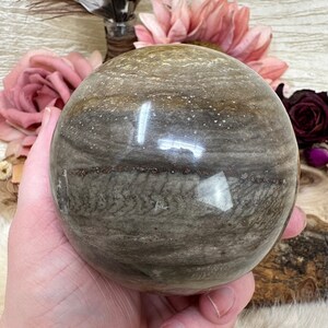Hand-picked Ocean Jasper Sphere | Natural Healing Stone for Balance ...