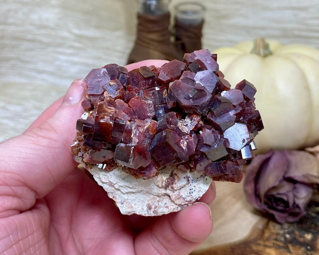 Vanadinite Crystal Specimen From Morocco Raw Vanadinite - Etsy