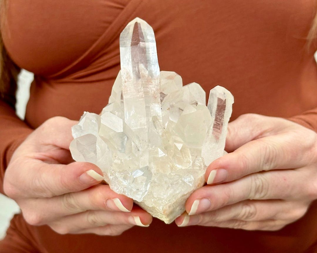 Stunning Himalayan Quartz Cluster With Radiant Points – Perfect for ...