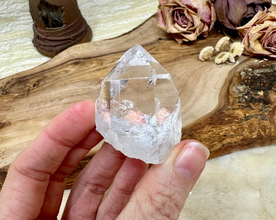 Himalayan Quartz Crystal Point, High Quality Clear Samadhi Crystal ...