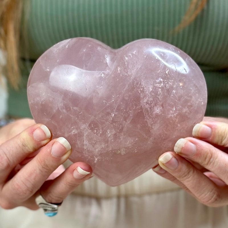 Large Rose Quartz - Etsy