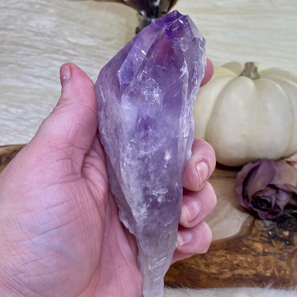 Amethyst Crystal Wand - Etsy