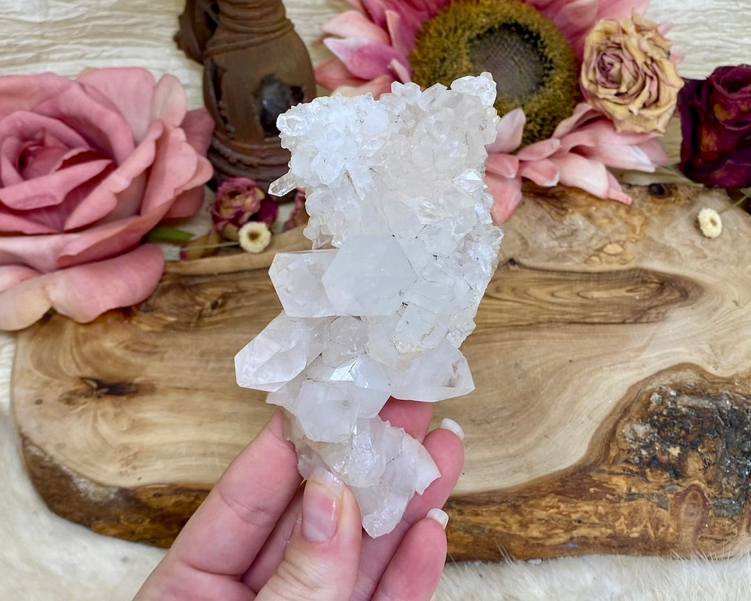 Beautiful Himalayan Quartz Cluster, Rare Samadhi Crystal Specimen ...