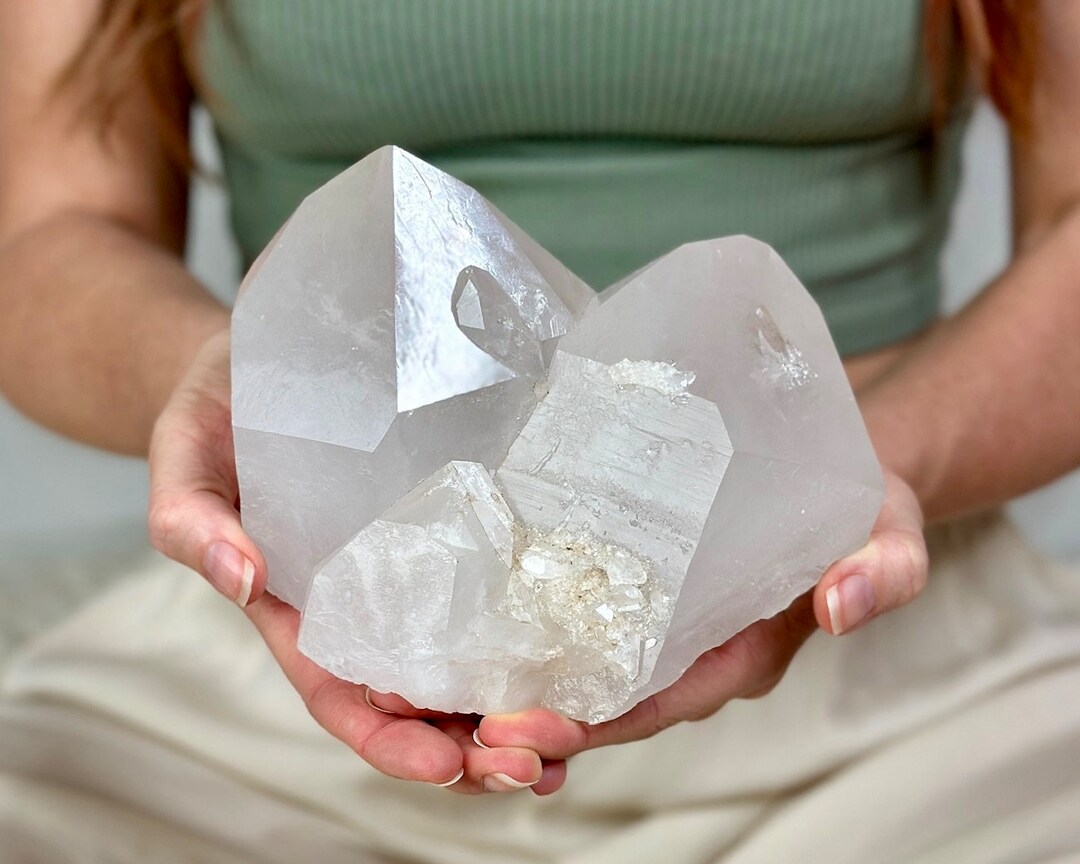 Large Quartz Cluster Specimen W/ Double Terminated Points, 5 KB ...