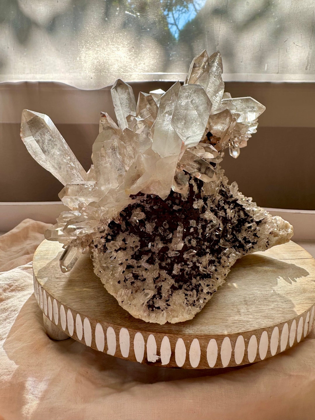 Incredible Himalayan Quartz Cluster, Quality Samadhi Crystal Specimen ...