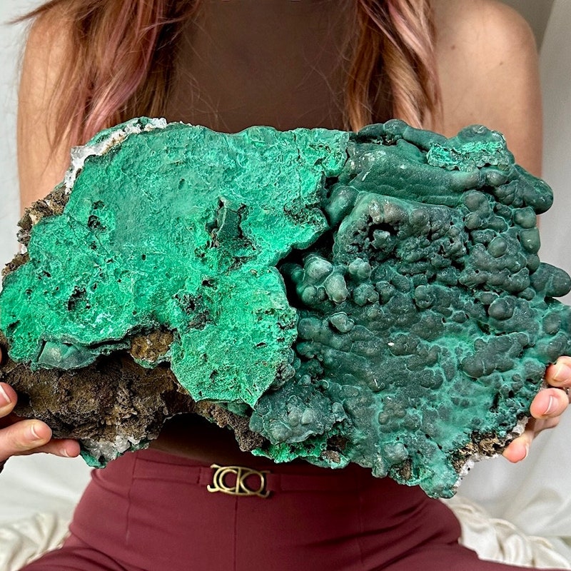 Malachite Crystal - Etsy