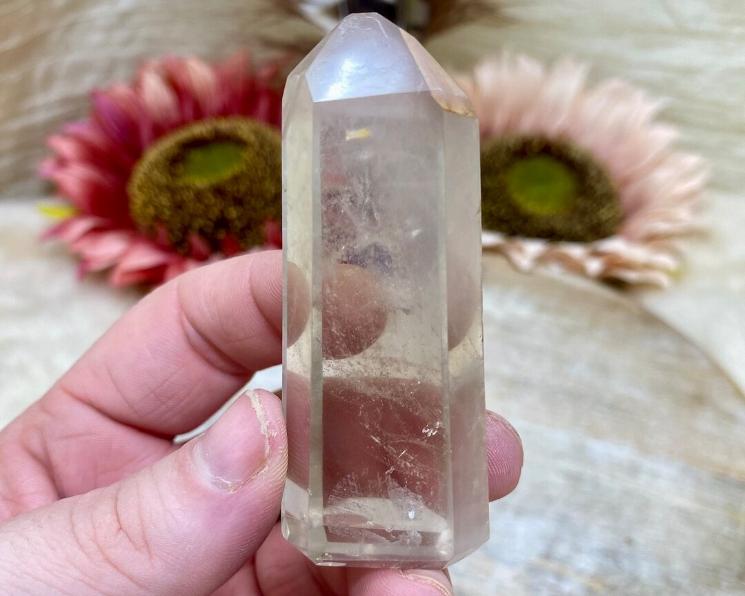 Beautiful Lithium Quartz Tower, Polished Lithium Pillar, High Quality ...