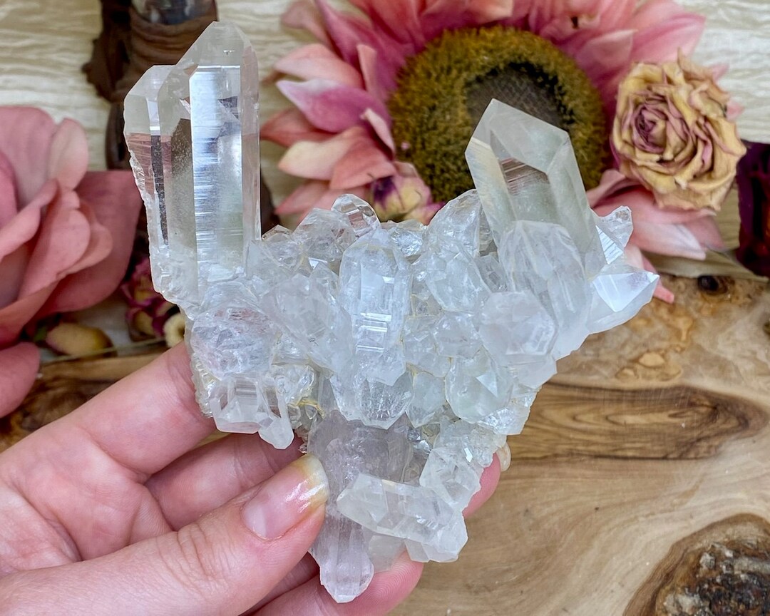 Rare Himalayan Quartz Cluster | Incredible Multi-terminated Natural ...