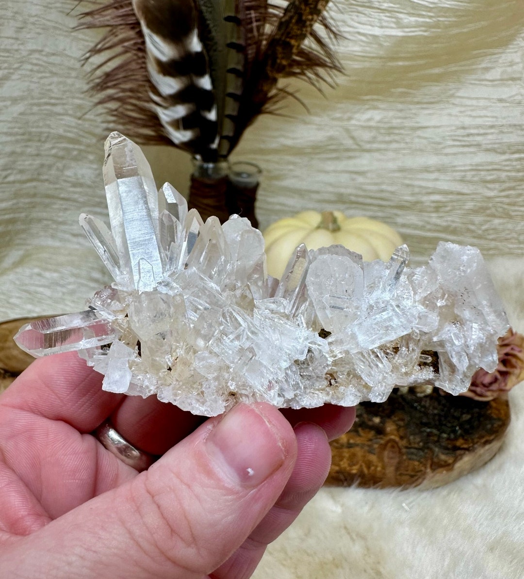 Himalayan Quartz Cluster Quality Samadhi Quartz Crystal - Etsy