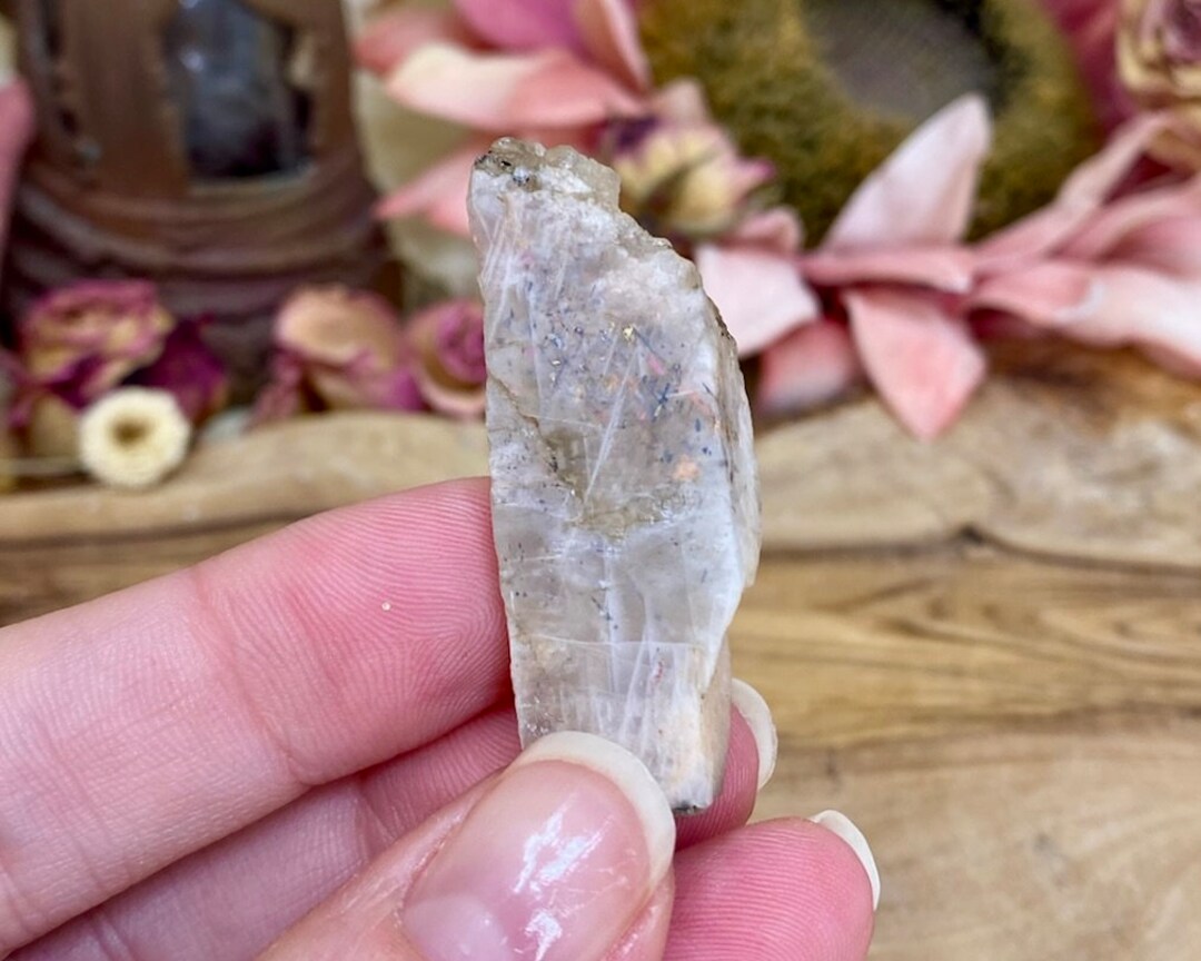 Rare Rainbow Lattice Sunstone Crystal From Australia, Collector Grade ...