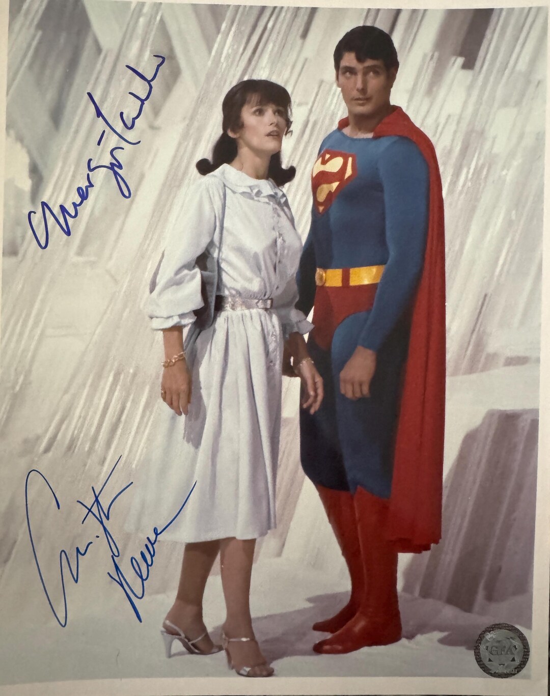Christopher Reeve and Margot Kidder Original Autographed Superman and ...
