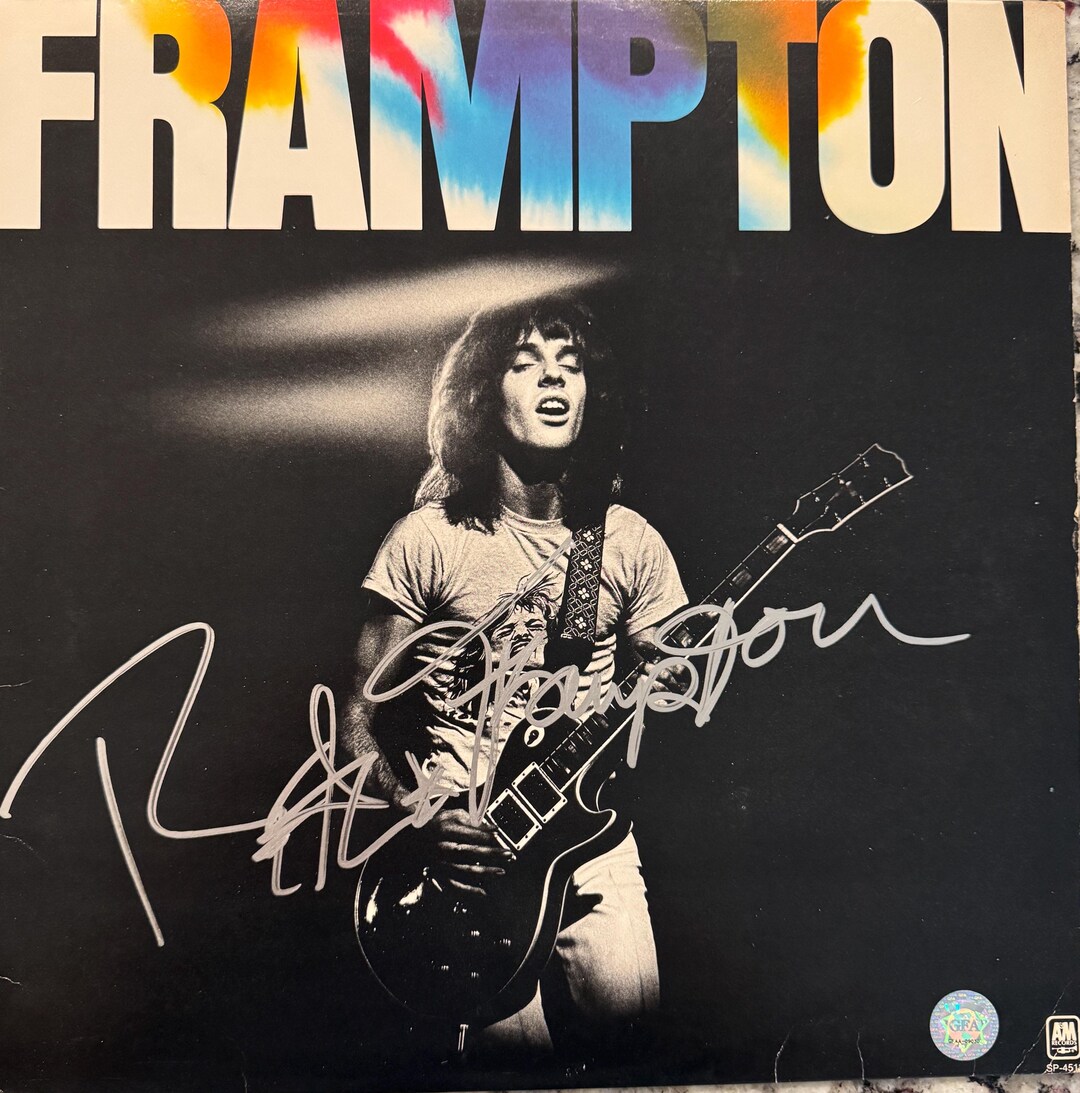 Peter Frampton Original Autographed “frampton” LP Cover (COA) - Etsy