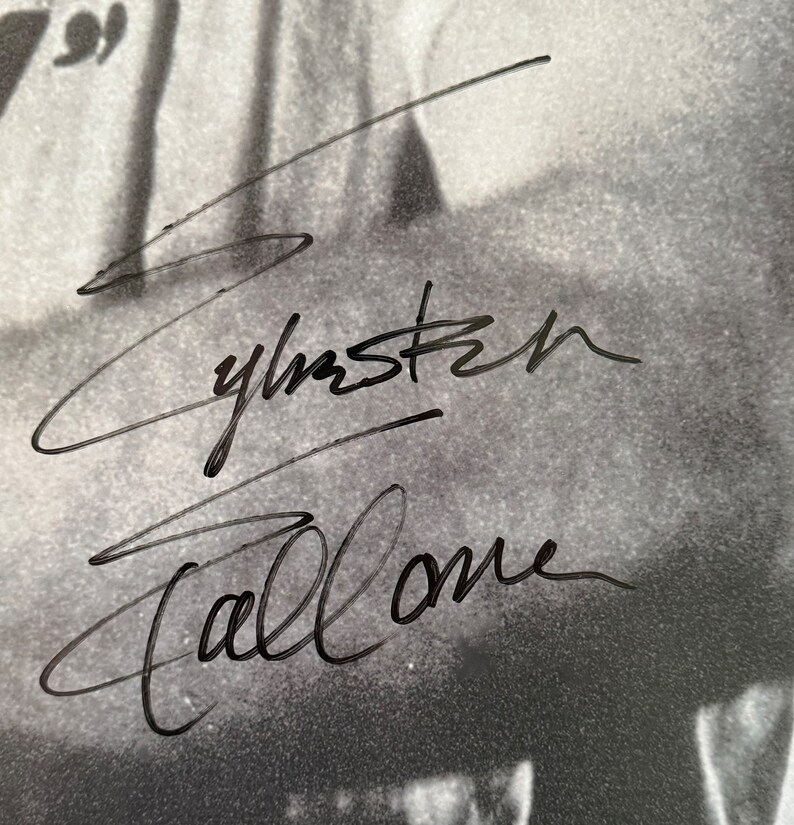 Sylvester Stallone Autographed "rocky" Poster (COA) - Etsy