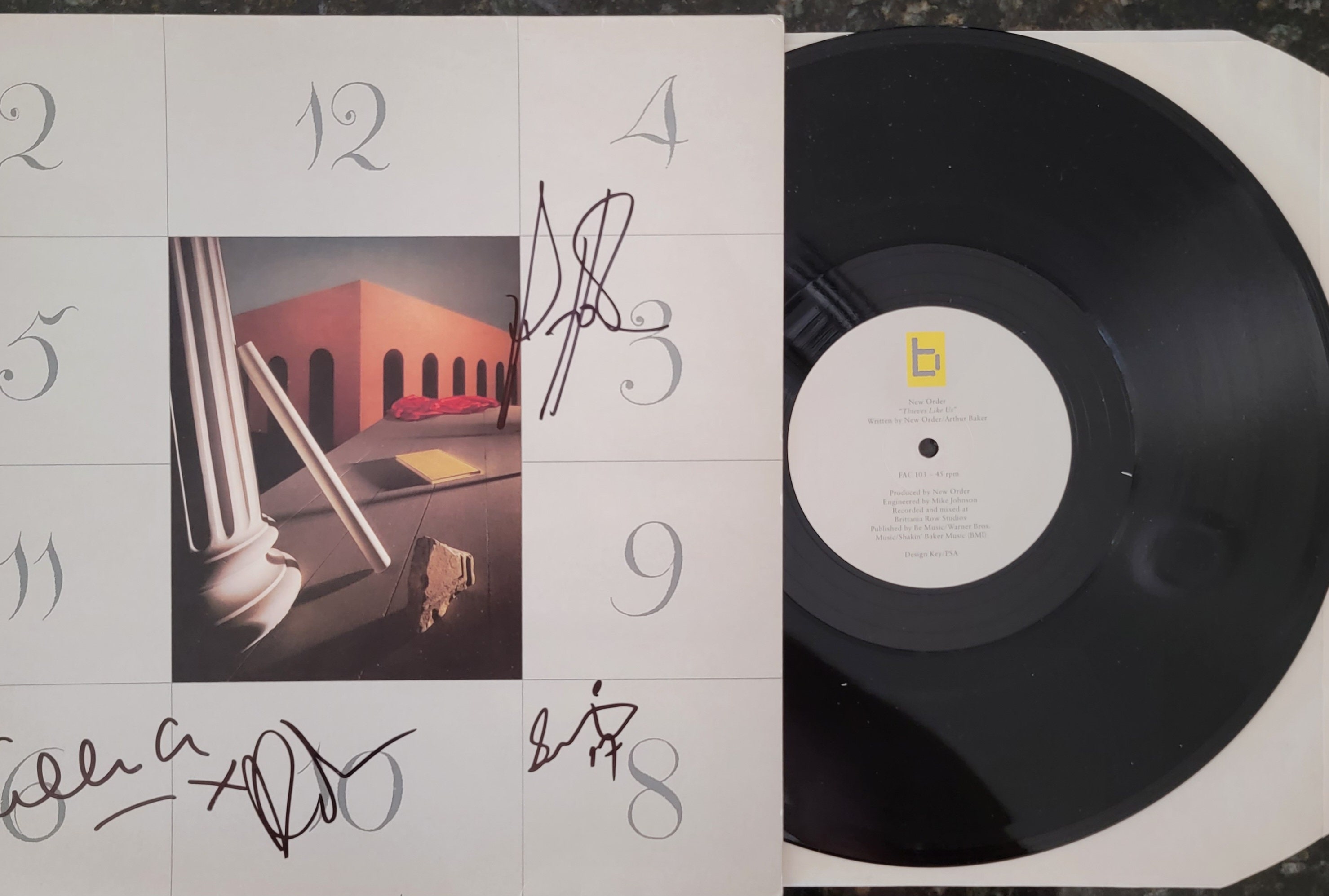 New Order Autographed thieves Like Us LP COA - Etsy