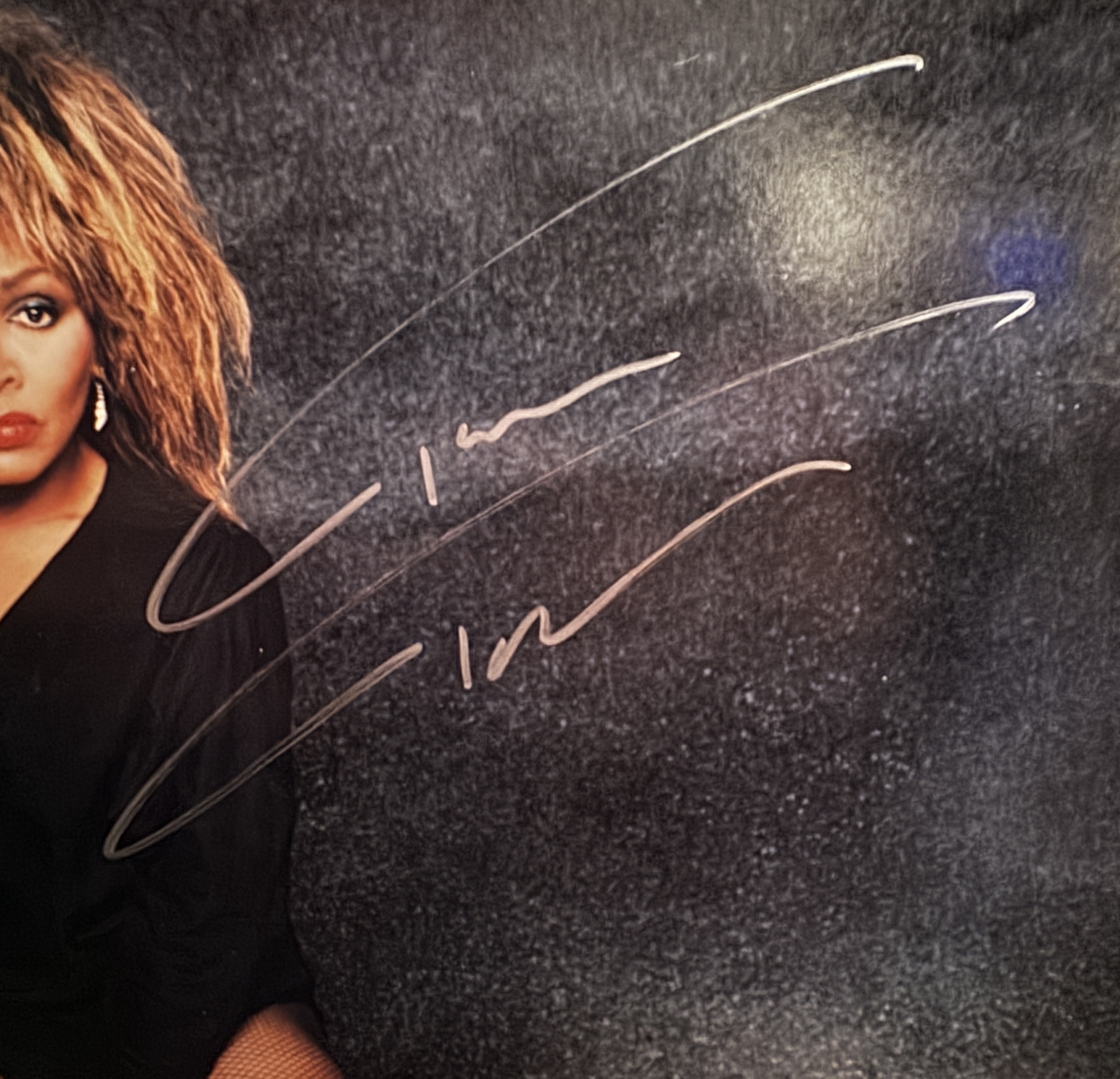 Tina Turner Original Autographed private Dancer LP COA - Etsy